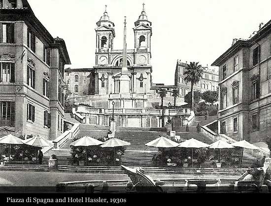 Hassler Roma (1893), Rome | Historic Hotels of the World-Then&Now